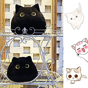 Black Cat Plush, Black Cat Plushie, Cat Plush, Cat Pillow Plush, Cat Pillow, Giant Cat Plush Cat Plush, Black Cat Plush, Kawaii Cat Plush, Cat Plush Pillow, Black Cat Stuffed Animal, Plush Pillow