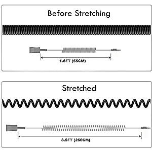 Quick Disconnect Adapter Cable 3.5mm Jack for Plantronics Headsets