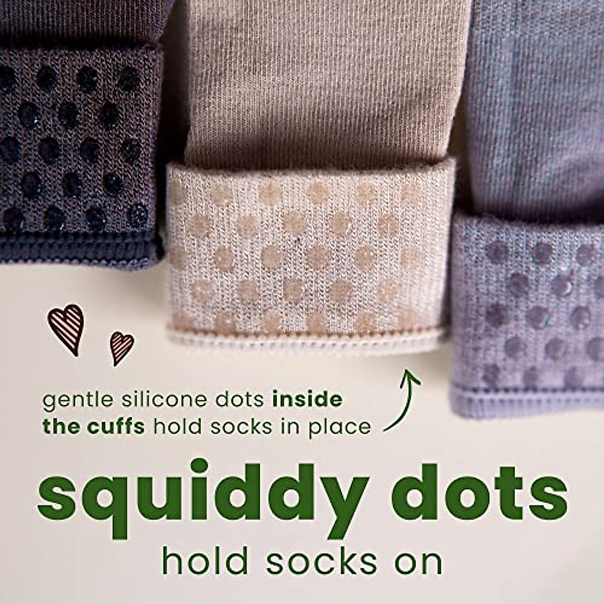 squid socks Viscose from Bamboo Socks | 0-6M, 6-12M, 12-24M, & 2T-3T | Socks that Stay On | As Seen on Shark Tank | Classic