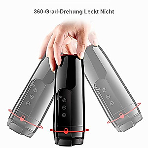 12V Car Travel Electric Kettle, Car Heating Mug with Anti-Spill Lid, Portable Coffee Travel Cup 20℃~90℃ Variable Temperature Control Kettle for Tea/Milk, 304 Stainless Steel Bottle, 70W Quick Heating