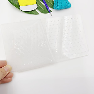 Clear Acrylic Sashiko Stencil, Sashiko Embroidery Pattern for Hand Quilting and Embroidery (Pattern C)