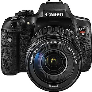 Canon T6i EOS Rebel DSLR Camera with EF-S 18-135mm f/3.5-5.6 is STM Lens + 16 GB Sunshine Basic Bundle