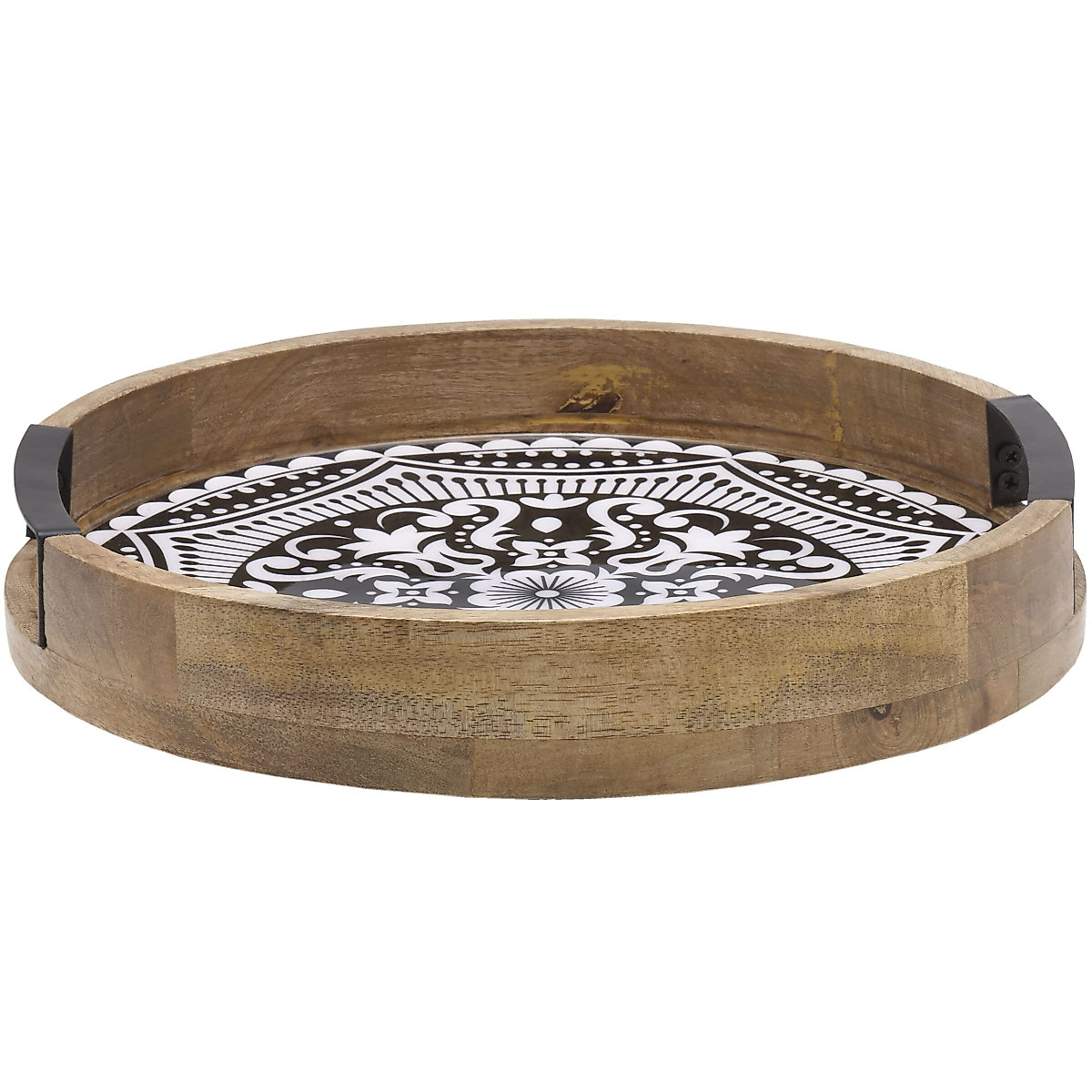 Gourmet Basics by Mikasa Kensington Lazy Susan Serve Tray, 12 Inch, Multicolored