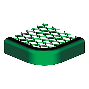 Norwood Commercial Furniture Open Air Series Heavy Duty Portable Outdoor Bench with Back,Surface Mount, 8 Feet, Green