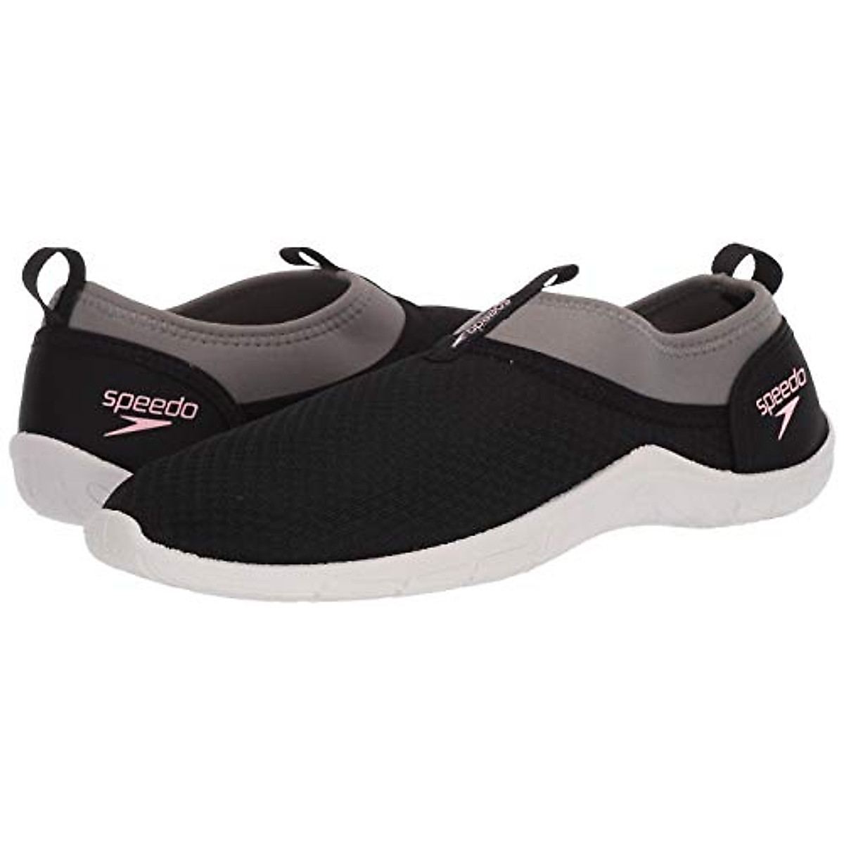 Speedo Women's Water Shoe Tidal Cruiser, Black/Pink, 7 Womens US