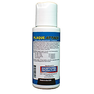 Plaque Attack Gel with Wild Salmon Oil. As Seen On TV Pet Dental, Don't Mess with Harsh Chemicals in Your pet's Food or Water, Simply Swipe on Teeth and Your pet's Teeth and Gums Will Improve.