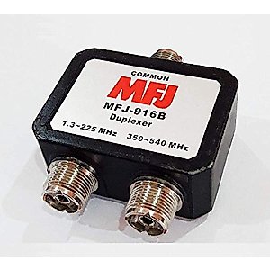 MFJ Enterprises Original MFJ-916B 1.8-225, 350-540 MHz Duplexer - SO-239