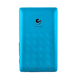 Ematic 8GB MP3 Video Player with FM Tuner, Voice Recorder, Bluetooth, 2.4-inch Touch Screen and SD Slot, Blue