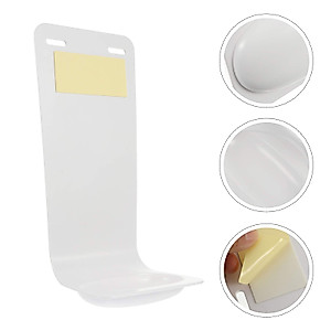 Hemoton Water Tray Hand soap Dispenser Bracket Hand Gel Dispenser Tray Laundry soap drip Catcher Wall soap Rack Foam Plastic soap Dispenser Soap Dispenser Holder White Shampoo Household