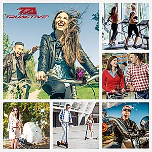 TruActive [𝗣𝗿𝗲𝗺𝗶𝘂𝗺] Bike Phone Mount Holder, Motorcycle Phone Mount, 6 Color Bands Included, Cell Phone Holder for Bike – Universal Any Phone or Handlebar, Bike Phone Holder, ATV, Tool Free