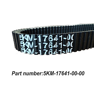 QYMOTO Rhino 660 CVT Drive Belt Compatible with Yamaha Rhino 660 YXR66F Grizzly 660 4X4 2004-2007 Clutch CVT V-Belt 5KM-17641-00-00