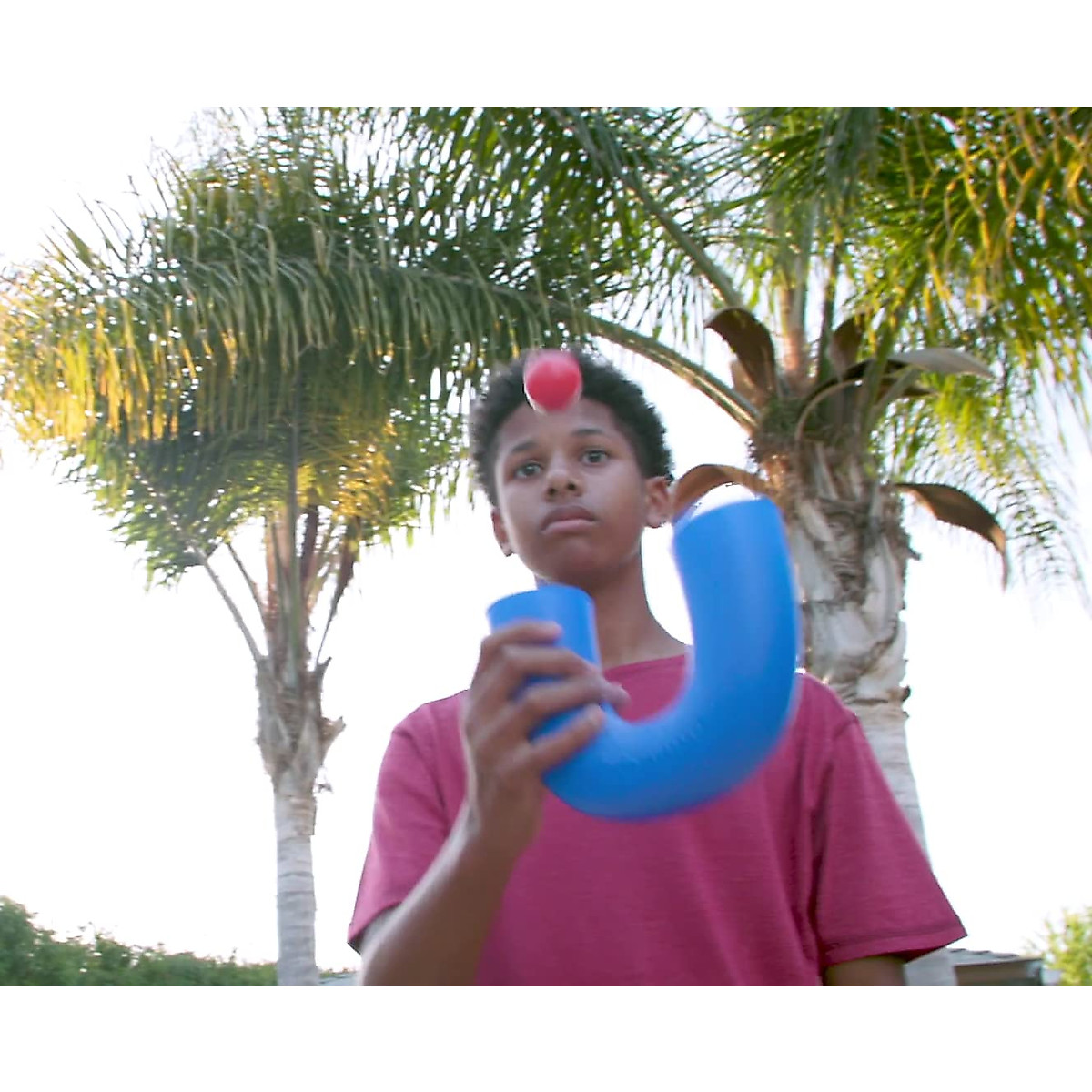 The Original Pindaloo Skill Game – First & Only Authentic Looping Ball for Kids, Teens & Adults | Fun Coordination Game for Ages 8-12+Boosts Focus & Motor Skills Indoor & Outdoor Play | Transparent