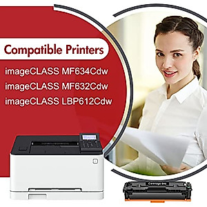 045 045H High-Yield Black Toner Cartridge 1-Pack Replacement for Canon 045H 045 Toner Cartridge Color ImageCLASS MF634Cdw MF632Cdw LBP612Cdw MF630C LBP610 Series Printer Ink