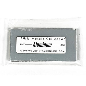 Thin Metals TIG Welding Starter Kit - 20 Carbon Steel .036” Coupons, 20 Stainless Steel .038" Coupons, 20 Aluminum .032" Coupons - 1 Universal Tungsten - Carbon Steel, Stainless Steel, Aluminum Filler