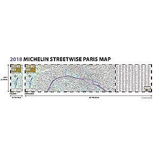 Streetwise Paris Map - Laminated City Center Street Map of Paris, France (Michelin Streetwise Maps)