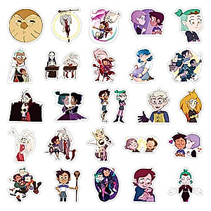 The Owl House Stickers 50 PCS are Suitable for Motorcycles,Cars,Phones,Pianos,Guitars,Skateboards,Helmets,Cups,Bicycles,Notebooks,Fashionable Children,Teenagers and Adults Stickers.