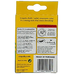 Crayola White Chalk 12 Count