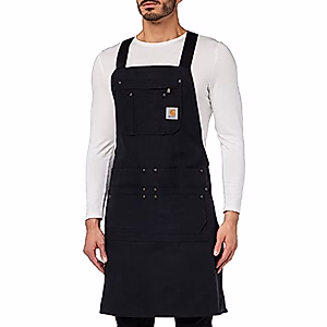 Carhartt mens Firm Duck Apron Belt, Black, OFA US
