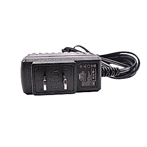 HQRP AC Adapter Compatible with Gold's Gym Stride Trainer 410 Elliptical GGEL63910 Power Supply Cord [UL Listed] + Euro Plug Adapter
