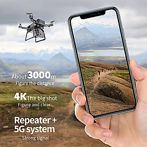 SJRC F7 PRO GPS Drone 4K Dual HD Camera 3-Axis Gimbal Professional Aerial Photography 3KM Brushless Quadcopter VS F11 4K Pro (Two Batteries)