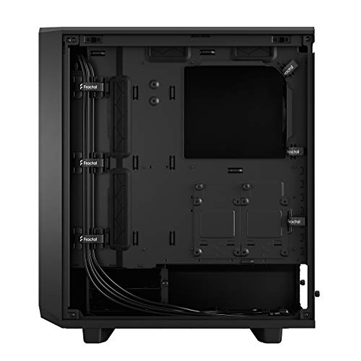 Fractal Design FD-C-MES2C-01 Meshify 2 Compact Black Solid ATX Mid Tower Computer Case (Black)