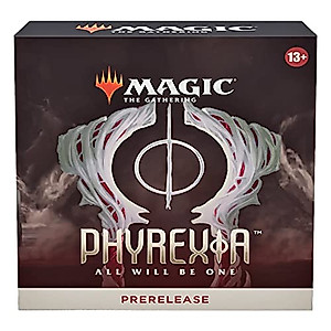Magic The Gathering Prerelease Kit: MTG ONE Phyrexia All Will Be One - 6 Packs, Promos, Dice…