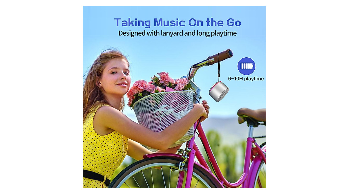 LENRUE Portable Bluetooth Speaker with HD Sound & Bass