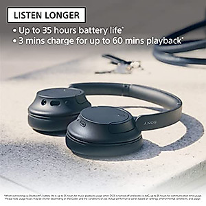Sony WH-CH720N Noise Canceling Wireless Headphones Bluetooth Over The Ear Headset with Microphone and Alexa Built-in, White New (Renewed)