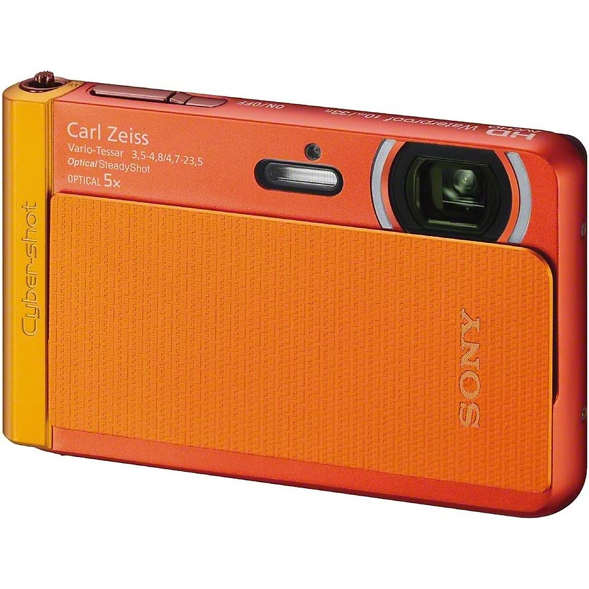 Sony DSC-TX30/D 18 MP Digital Camera with 5x Optical Image Stabilized Zoom and 3.3-Inch OLED (Orange)