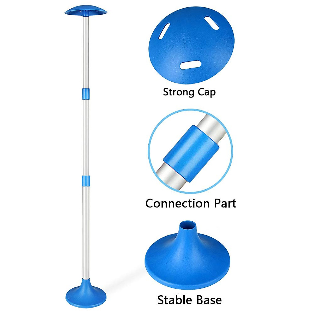 iCOVER Premium Boat Cover Support Pole, Adjustable Aluminum Support Pole System, 2 Pack