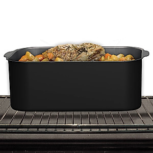 West Bend 87906BK Slow Cooker, Large-Capacity Non-Stick Crockpot with Variable Temperature Control, Travel Lid and Thermal Carrying Case, 6 Qt, Black