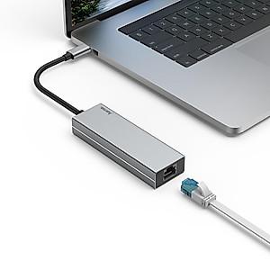 HAMA 00200108 Station d'accueil USB 3.2 Gen 1 (3.1 Gen 1) Type-C Gris