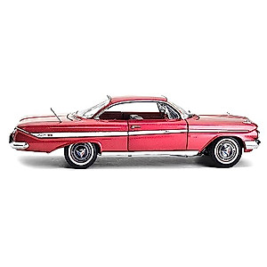 1961 Chevy Impala Sport Coupe Honduras Maroon Metallic American Collectibles Series 1/18 Diecast Model Car by Sun Star SS-2108
