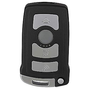 Keyless Entry Remote Key Fob X 1 for 2006-2011 for BMW for 740i for 740Li for 750i for 750i xDrive for 750Li for 750Li xDrive or 760i for 760Li (eps7866)-4 Buttons