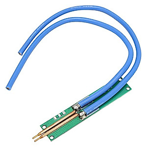 ASHATA DIY Spot Welder Spot Welding Pen, Portable Battery Spot Welder, Slim Easy to Hold Semi Circular Ball Tip Low Wire Resistance, for Battery Pack Spot Welder