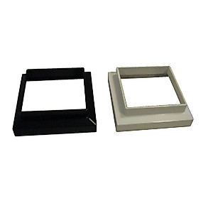 Classy Caps SL083B 3x3 Adaptor for Imperial Solar Post Cap - 2 Pack/Black