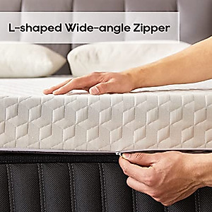 Gel Infused Memory Foam Mattress Topper with Breathable Bamboo Cover - 3 Inches Soft Mattress Pad for Mattress Upgration, Zero Pressure Mattress Topper for Back Pain Relief, Queen 60"x80"x3"