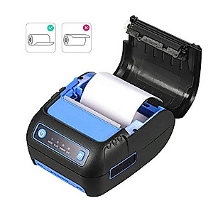 VIBY Portable 58mm Thermal Receipt Printer Handheld Barcode Printer USB BT Connection