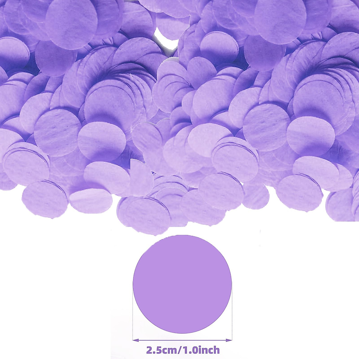 Purple Confetti/Purple Table Decorations/Purple Lilac Party Decorations, Purple Baby Shower/Purple Birthday Decorations/NYU Graduation Party Decorations Purple 2023 (Lavender)