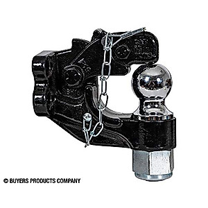 Buyers Products 15 Ton Combination Hitch - 2-5/16 Inch Ball (BH152516), Black