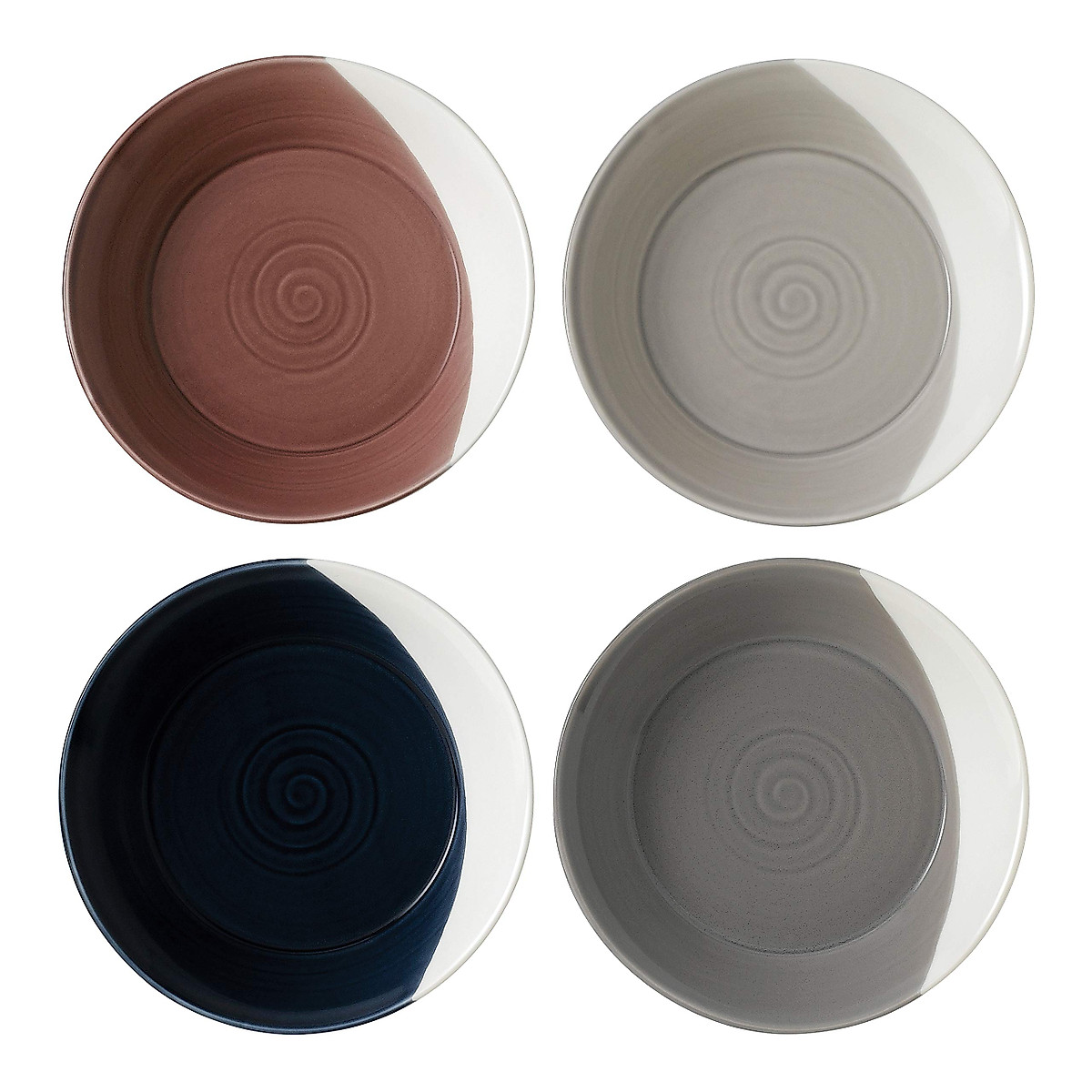 Royal Doulton Plenty Pasta Bowl Set of 4, 9.2", Mixed Colors