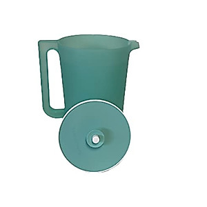 Tupperware Classic Sheer 1 Gal. Pitcher. Tropical Water/Sea Mist Seal