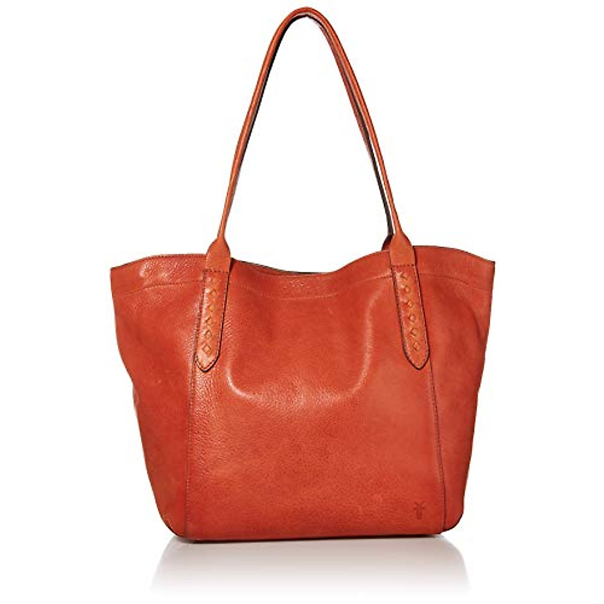Frye womens Reed Shoulder Tote Bag, Burnt Orange, One Size US