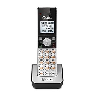 AT&T CL80103 Accessory Cordless Handset, Silver/Black | Requires a VTech CL82203 or Other Models to Operate