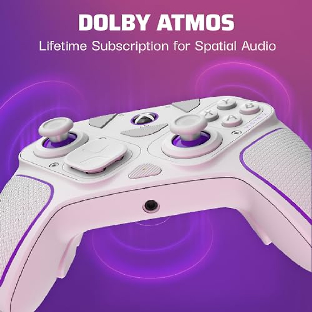 PDP Victrix Pro BFG Wireless Gaming Controller for Xbox Series X|Series S, Xbox One, and Windows 10/11, Dolby Atmos Audio, Remappable Buttons, Customizable Triggers/Paddles/D-Pad, PC App, White