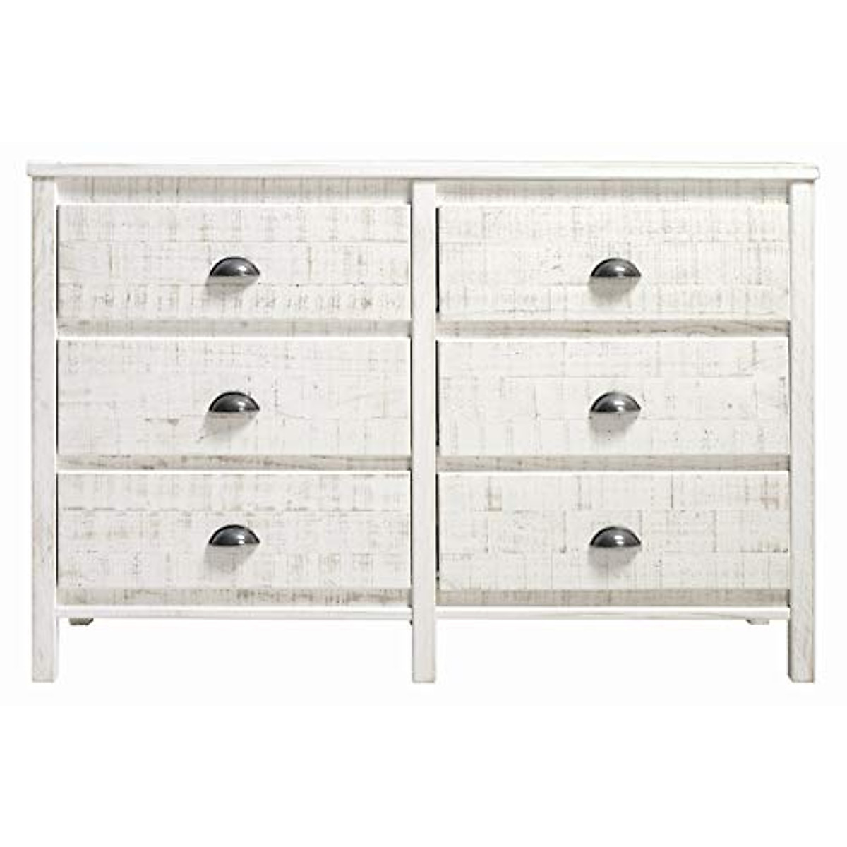 Camaflexi Baja Dresser, 6 Drawer, White