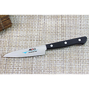 MAC Knife Chef series 2-piece starter knife set H-10, HB-70 Chef series 7.25" Gyutou-style Chef's knife and HB-40 Chef series 4" Paring knife, handcrafted in Seki, Japan