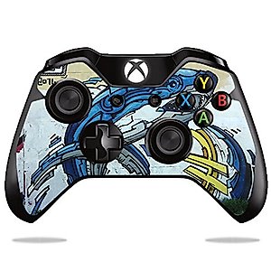 MightySkins Skin Compatible with Microsoft Xbox One or One S Controller - Robo Shark | Protective, Durable, and Unique Vinyl wrap Cover | Easy to Apply, Remove, and Change Styles | Made in The USA