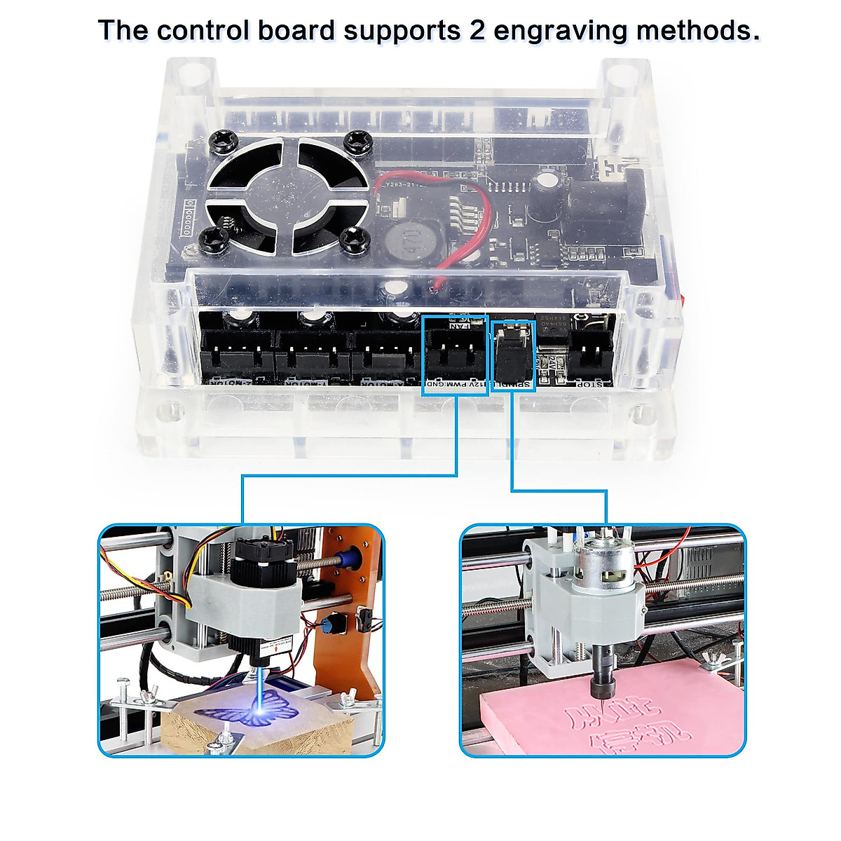 CNCTOPBAOS 3 Axis GRBL 1.1f USB Port CNC Engraving Machine Control Board CNC Router Engraver Milling Machine Controller Board