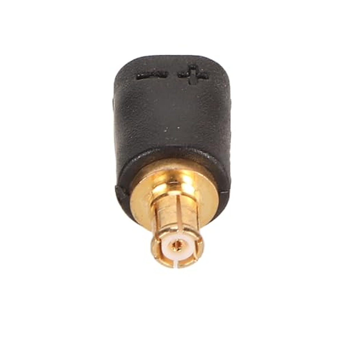 A2DC to 0.78mm Adapter, Male to Female Wearable Small Headphone Cable Connector Lossless Sound Lightweight Universal for CKR100 for LS300 for LS200 for CKS1100 (Black)